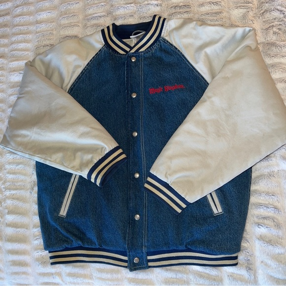 Disney | Jackets & Coats | Vintage Disney Magic Kingdom Mens Denim Gray ...